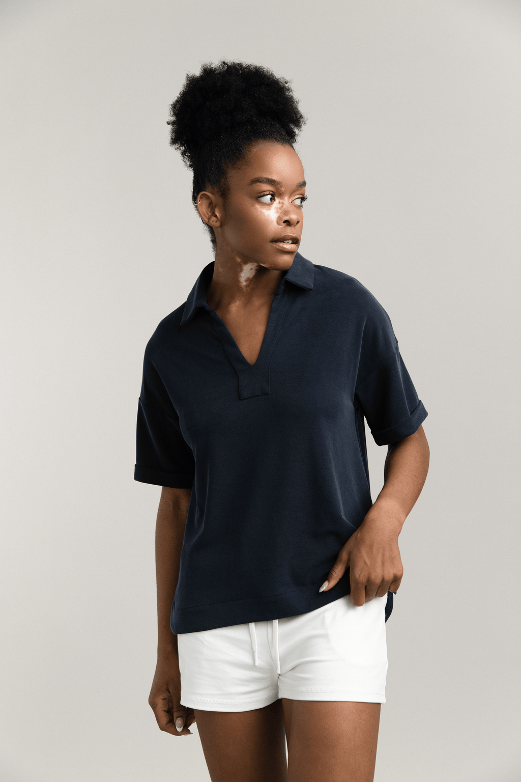 Women's Modern Modal Polo - Last Chance | Cozy Earth